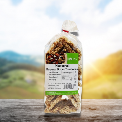 EA-BROWN RICE CRACKER,170GM
