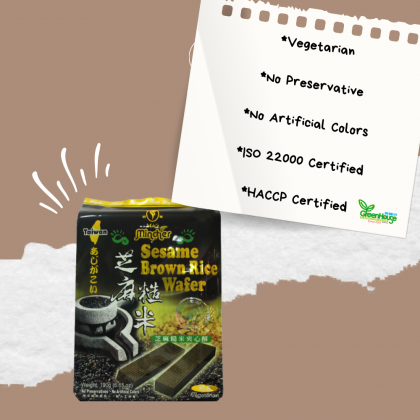 SESAME BROWN RICE WAFER,190GM