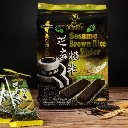 SESAME BROWN RICE WAFER,190GM
