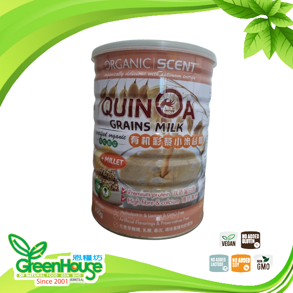 ORGANIC SCENT-QUINOA GRAINS POWDER 850G
