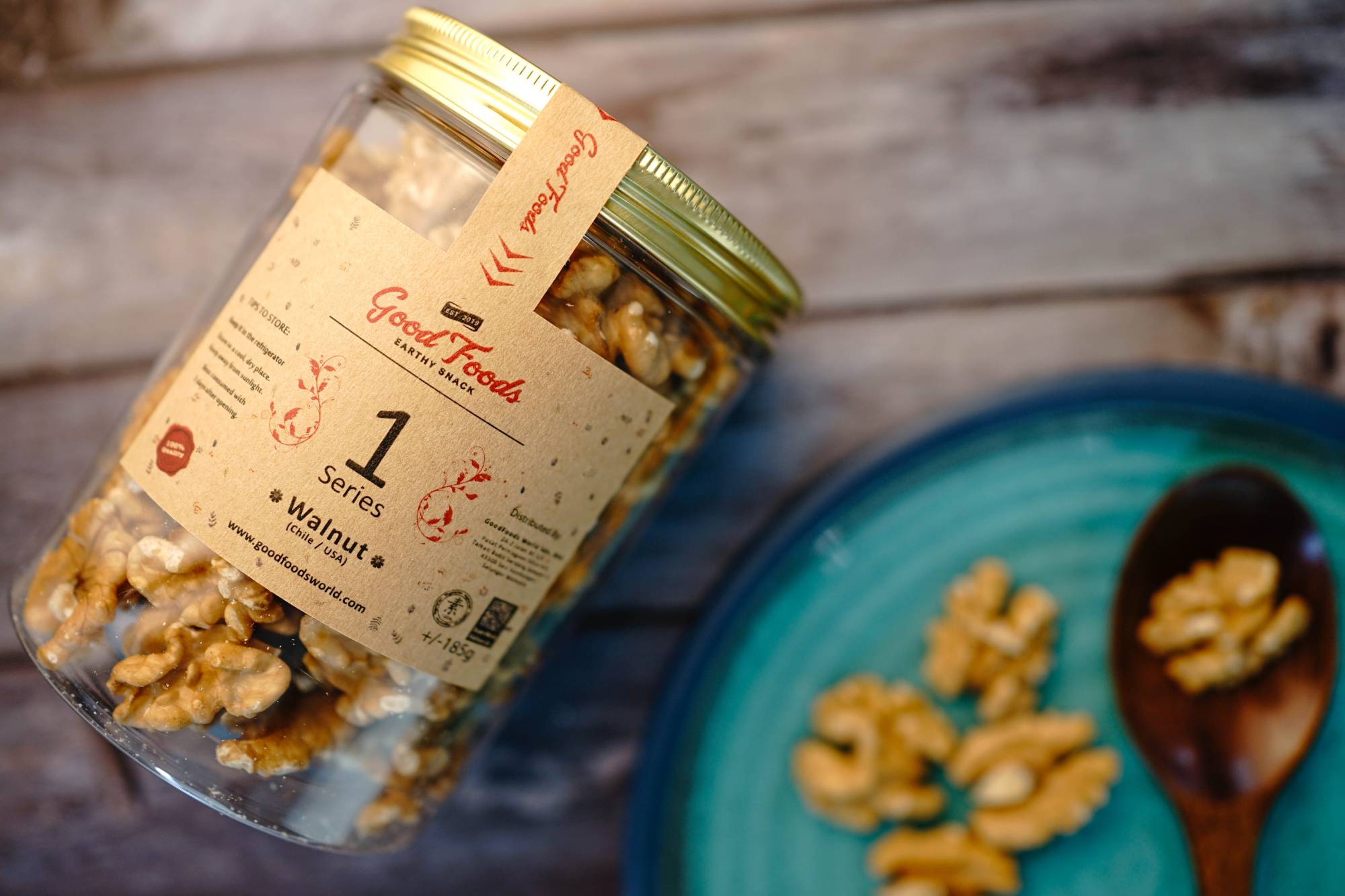 PREMIUM WALNUT 1 SERIES +/-185G