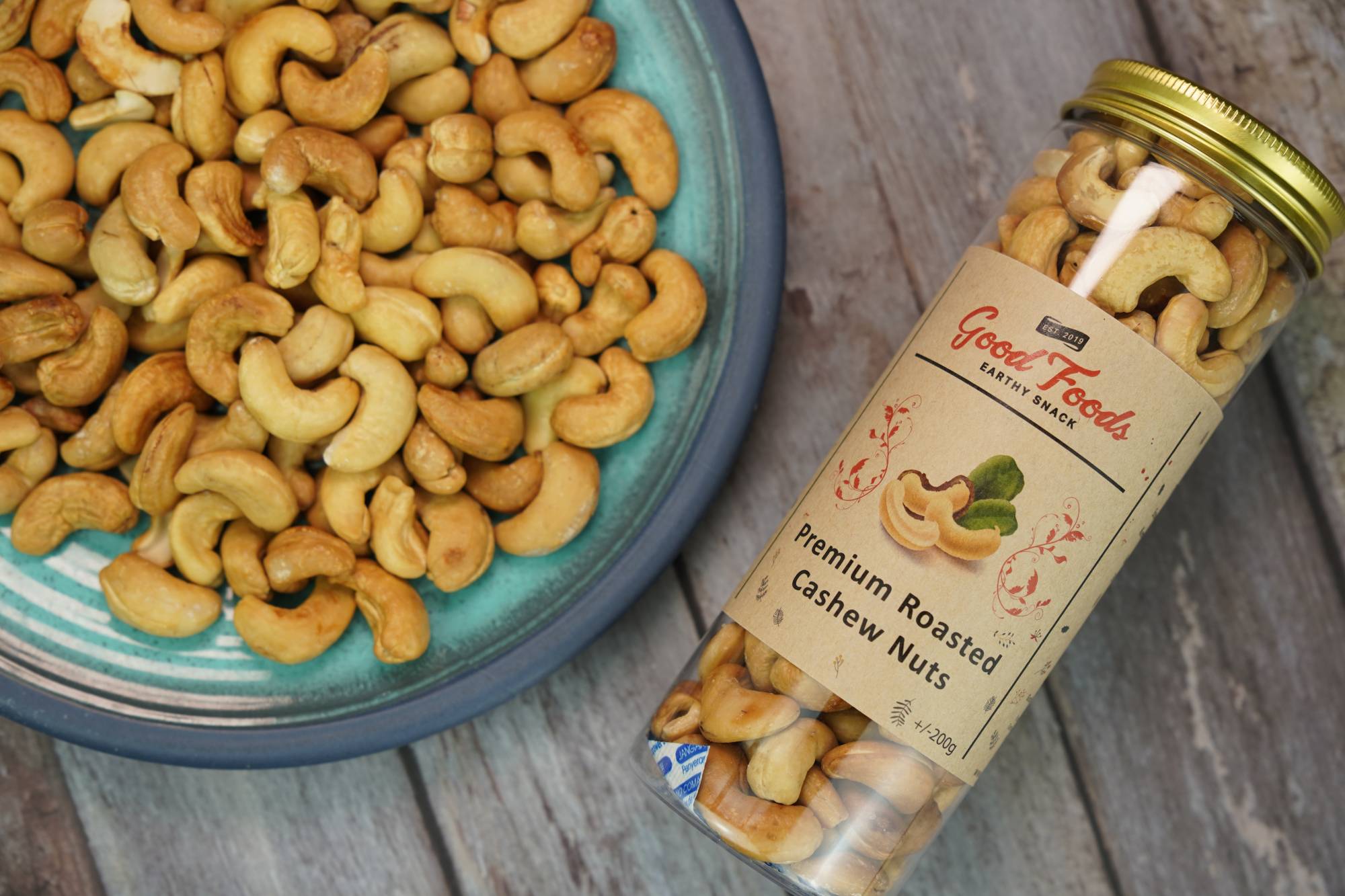 PREMIUM CASHEW NUTS +/ 200G