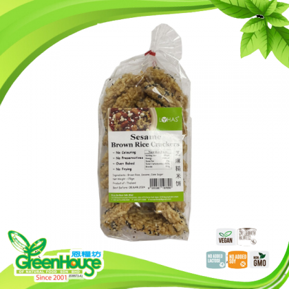 LOHAS-SESAME BROWN RICE CRACKERS 170GM