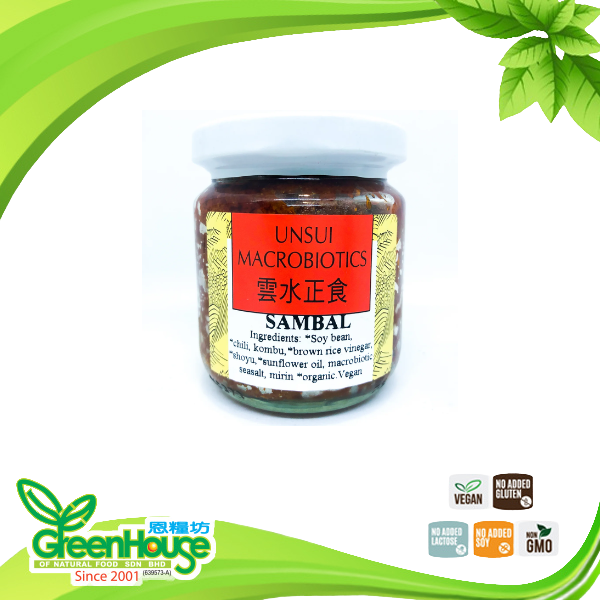 UNSUI MACROBIOTIC-SAMBAL 180G