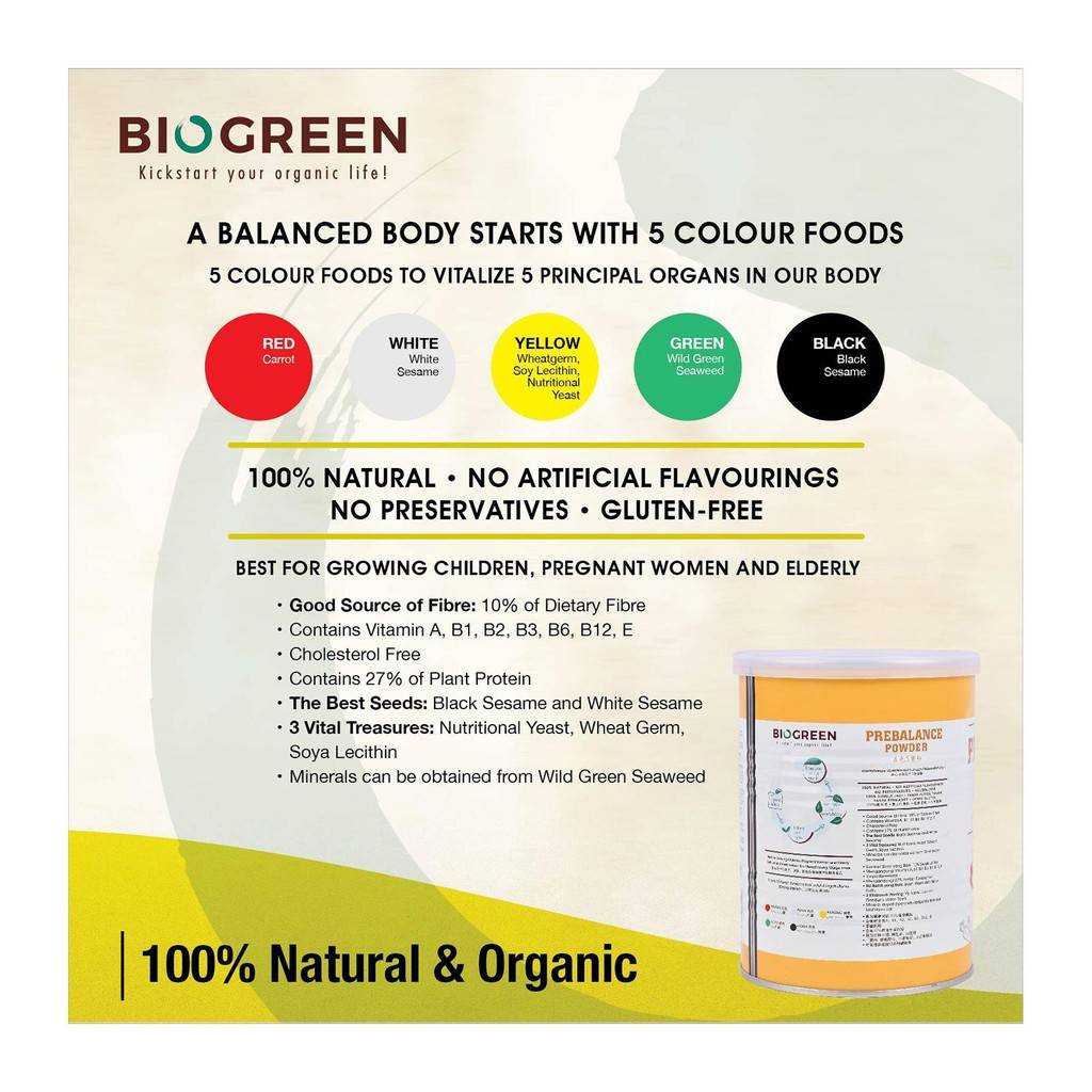 BIOGREEN-PREBALANCE POWDER 200G