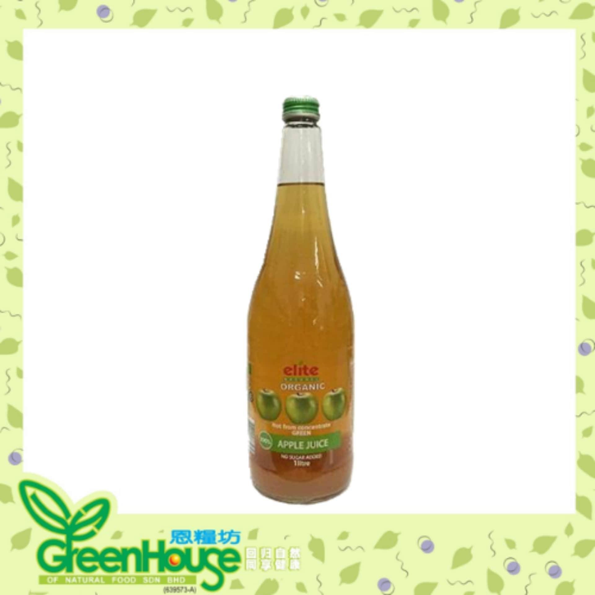 Elite Naturel Organic 100% Green Apple Juice 1L