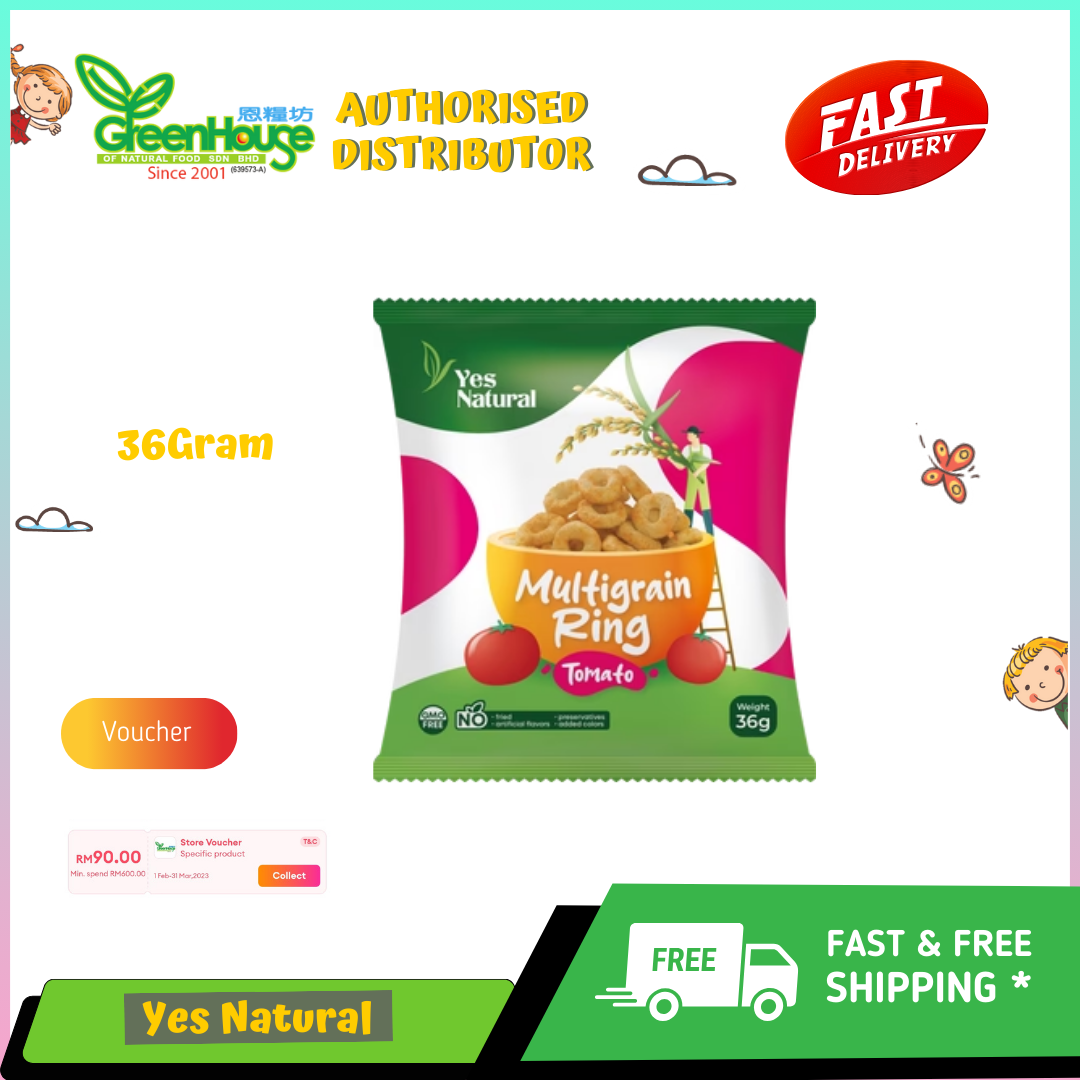 YES NATURAL-MULTIGRAIN RING TOMATO 36G