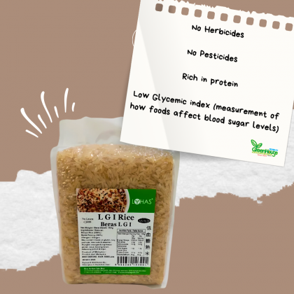 Lohas Natural LGI Rice 900G