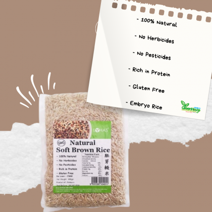 Lohas Natural Soft Brown Rice 900G