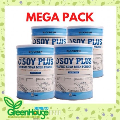 BIOGREEN O'SOY ORGANIC SOYA MILK POWDER (L.S) 800G