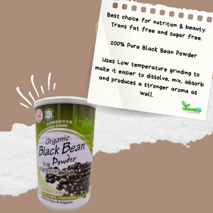 BNC Organic Black Beans Powder 450G