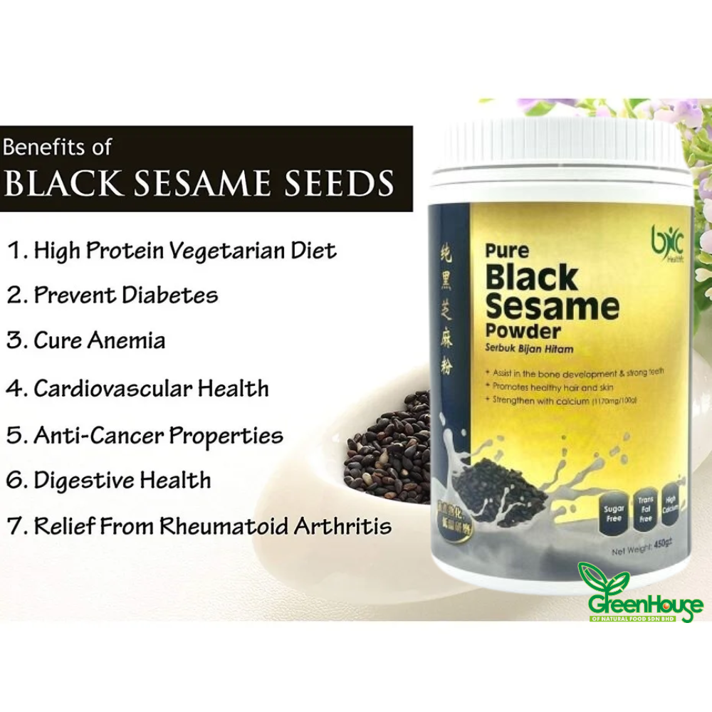 BNC Black Sesame Powder 450G