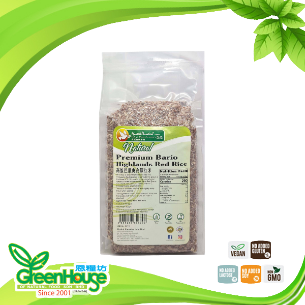 HP-NATURAL PREMIUM BARIO HIGHLANDS RED RICE 900G