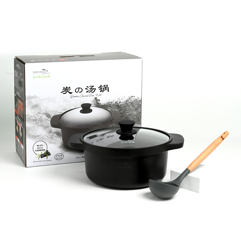 INFRARED FULL CHARCOAL 24CM SOUP POT
