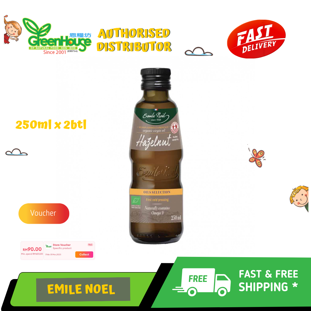EMILE NOEL VIRGIN HAZELNUT OIL FAIR TRADE 250ML