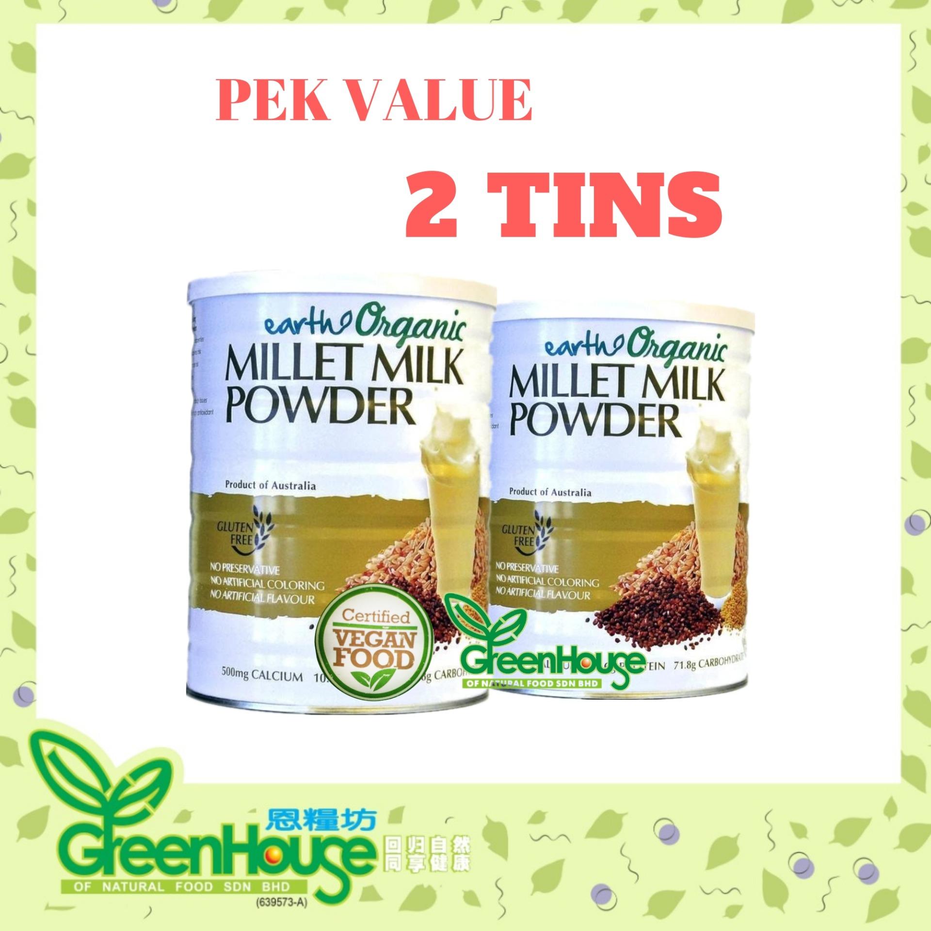 EARTH LIVING ORGANIC MILLET MILK POWDER 2 x 900G